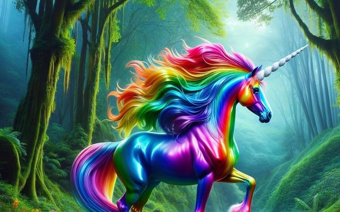 Mystical Rainbow Unicorn Tea