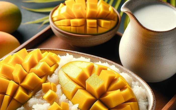 mango sticky rice Tea