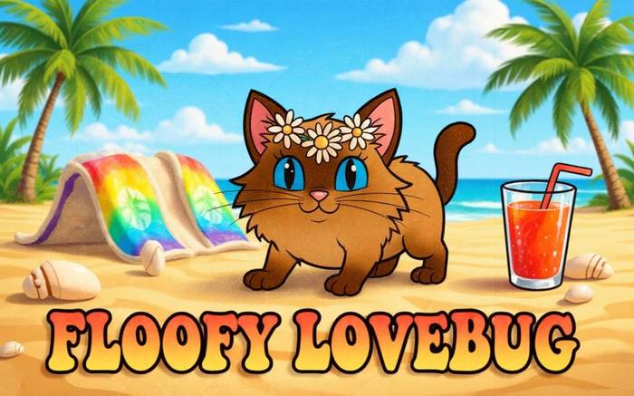 Floofy LoveBug Coral Coast Whispurr Tea